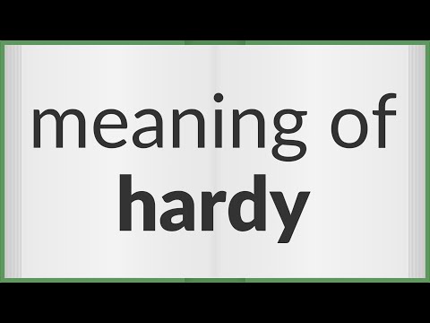 Hardy | meaning of Hardy