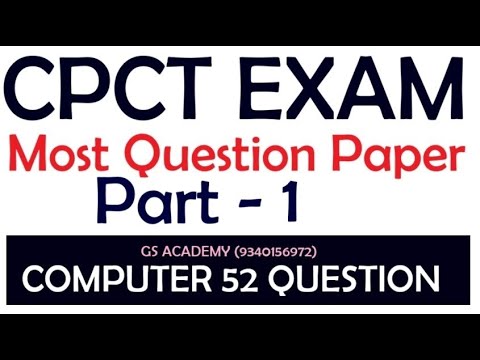 CPCT practice test Part - 1