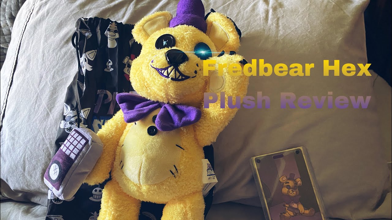 Fredbear Hex x Fnaf collab Plush Review!!!! @Dawko