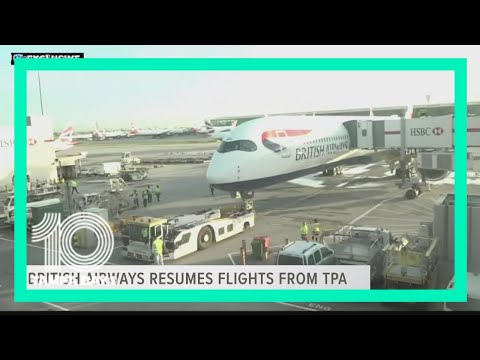 International flights resume at Tampa International Airport