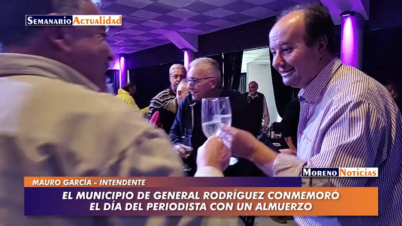 El municipio de General Rodríguez conmemoró el Día del Periodista con ...