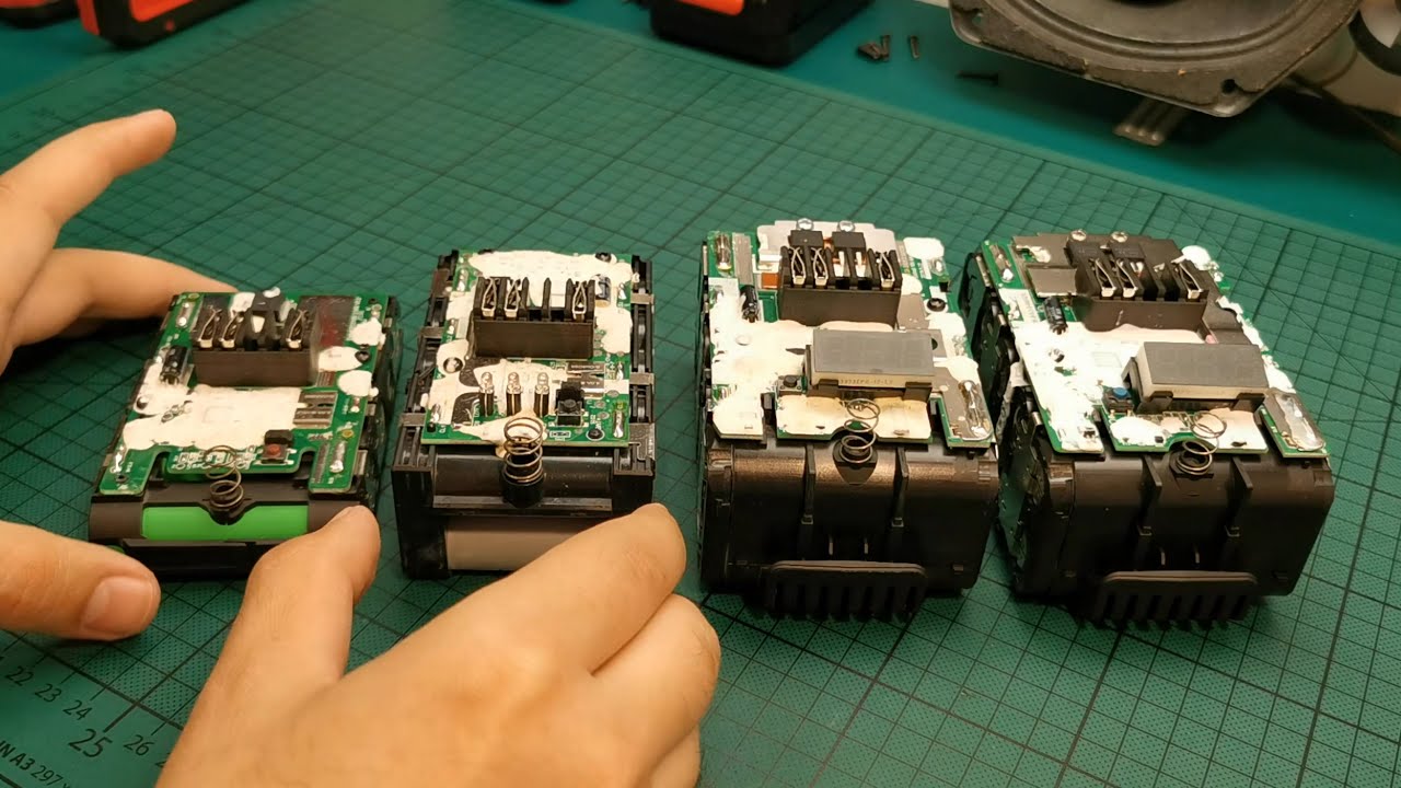 EINHELL 2.5Ah, 4Ah, 4-6Ah and 5-8Ah 18V Power X-Change (Plus) battery disassembly 🔋