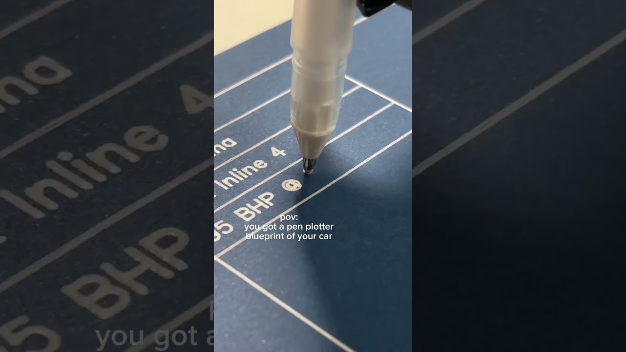 Pen Plotter Car Drawing