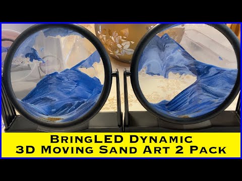Must Have Sand Art? BringLed Dynamic 3D Moving Sand Art 2 Pack || MumblesVideos Product Review