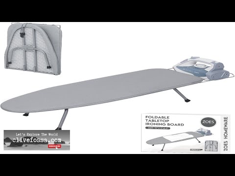 Ironing Board Small Iron Board with Iron Rest Mini Tabletop Ironing Board Review