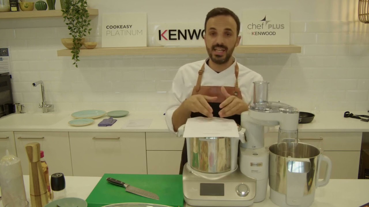 Curso recetas Junio 2022 - Tartar de verduras + Helado de plátano y amaretto | Chef Plus by Kenwood