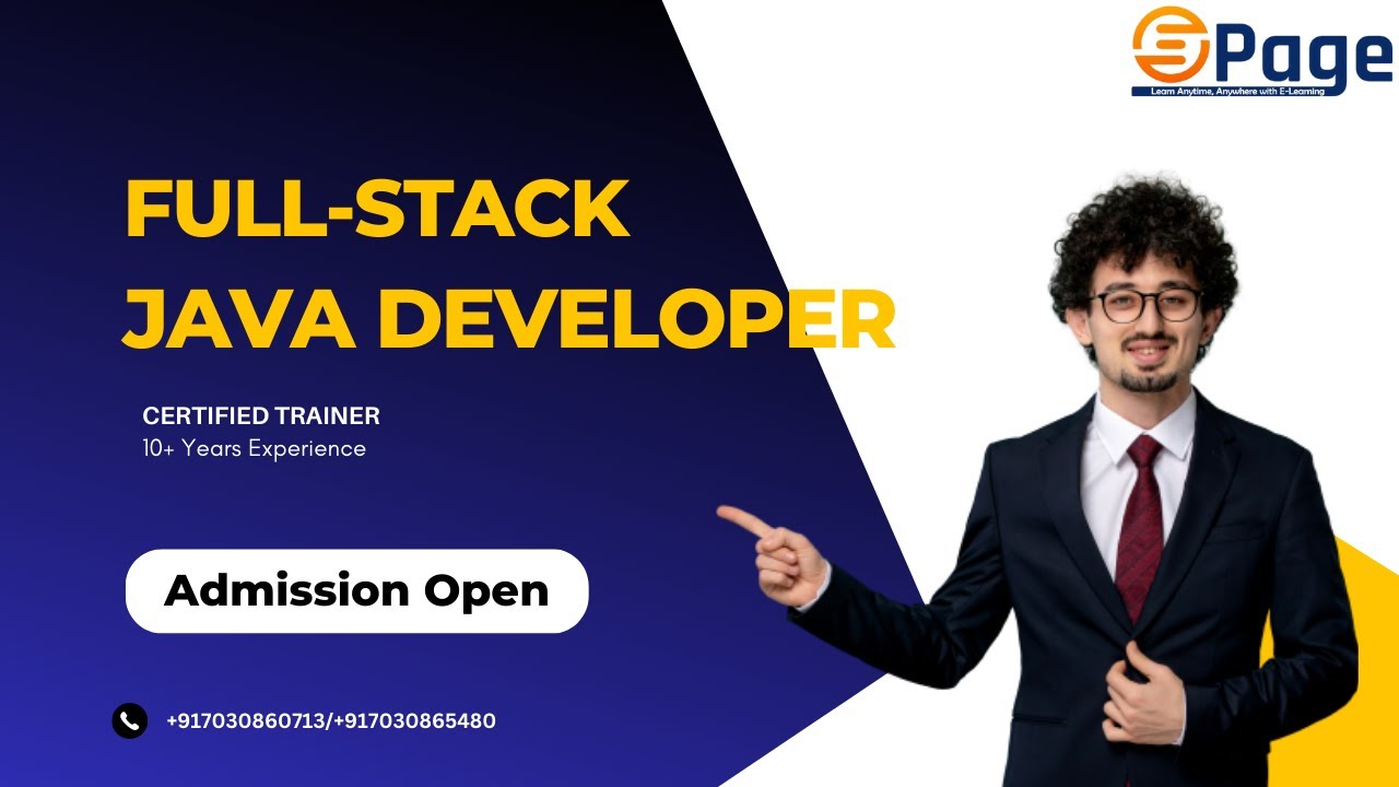 Course- Full Stack Java developer In just 10k.Make a bright future with us  @epageinfotech
