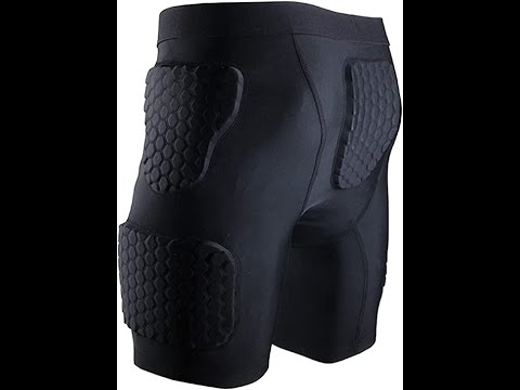 Menโs Padded Shorts Skate Compression Short Basketball Hip Protective Underwear