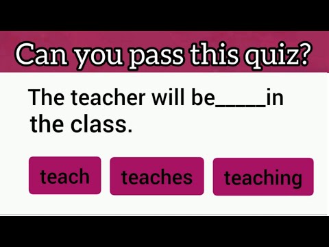 Future Continuous Tense quiz | English grammar quiz