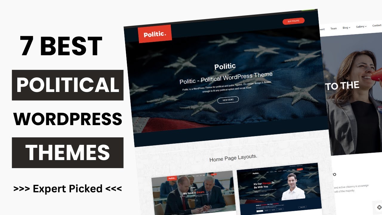 7 Best WordPress Themes for Political Candidate 2026 | Election Campaign WordPress Theme