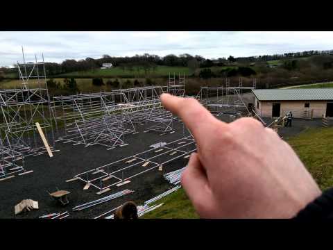 Full course scaffold build