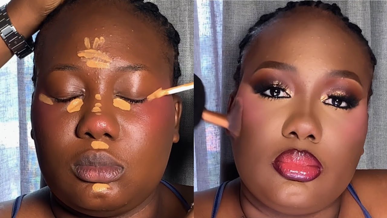 CLIENT MAKEUP TRANSFORMATION TUTORIAL 