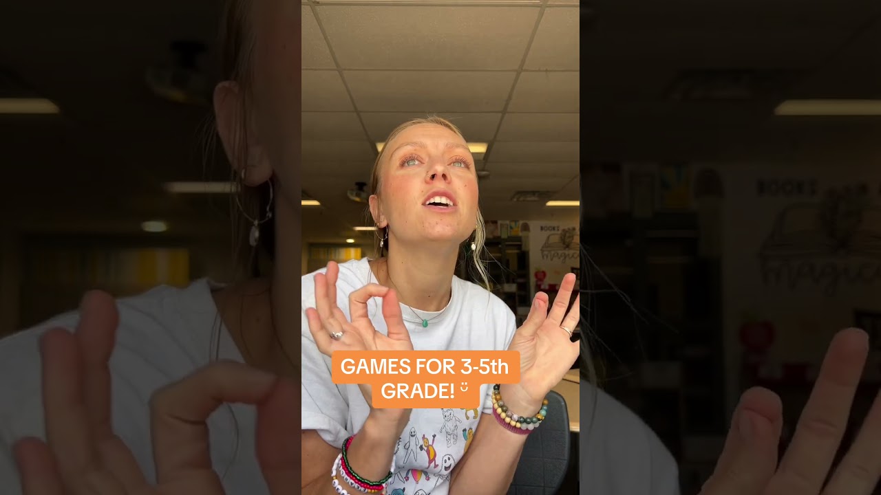 Games For 3rd-5th Graders!  #elementaryteacher #teachertips #classroomgames #classroomactivities