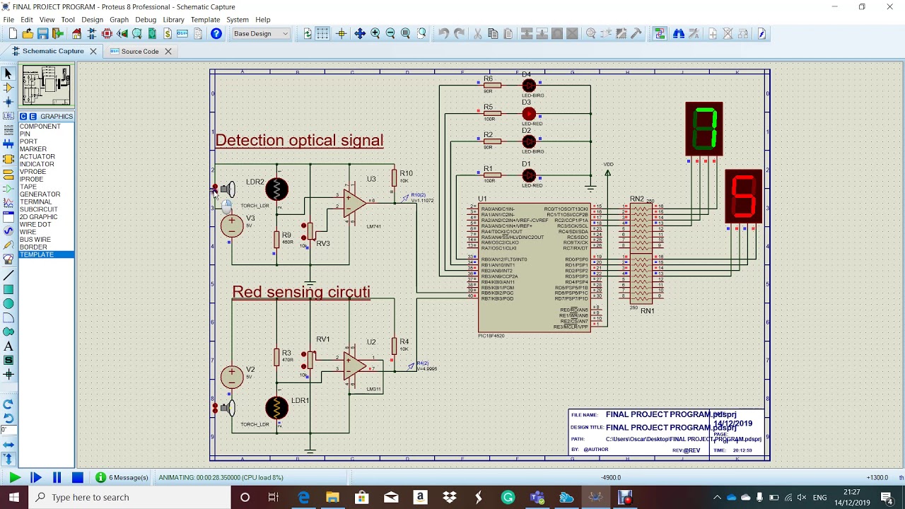 Final project (Proteus simulation)
