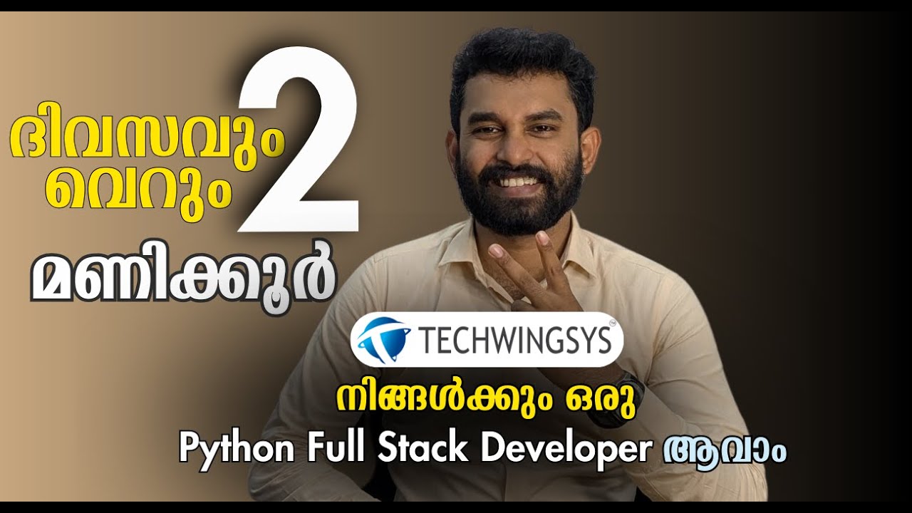 Join TECHWINGSYS Python Full Stack Training in Kochi with Projects, Live Deployment and Placement