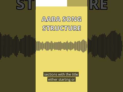 What is an AABA song?