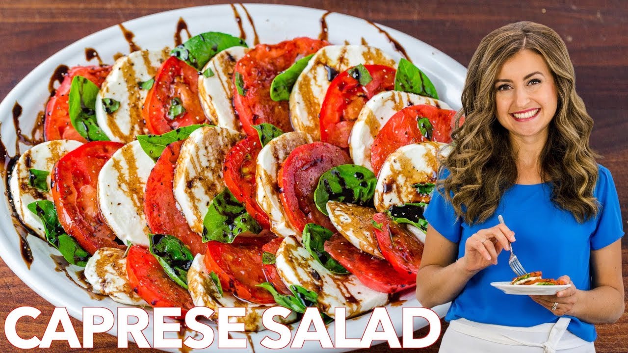 Easy Caprese Salad Recipe with Balsamic Glaze