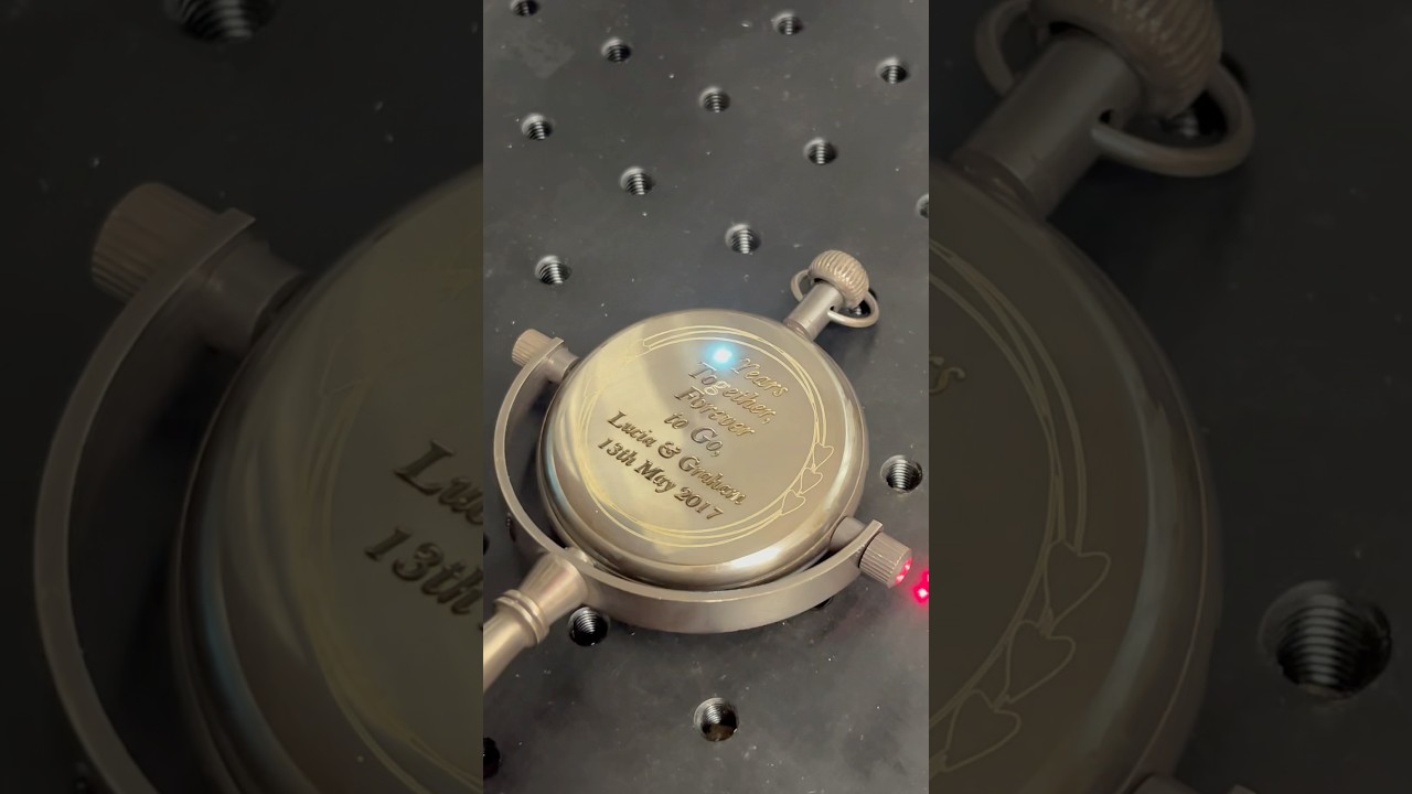 Dollond & Co. 8th Anniversary Desk Clock Engraving