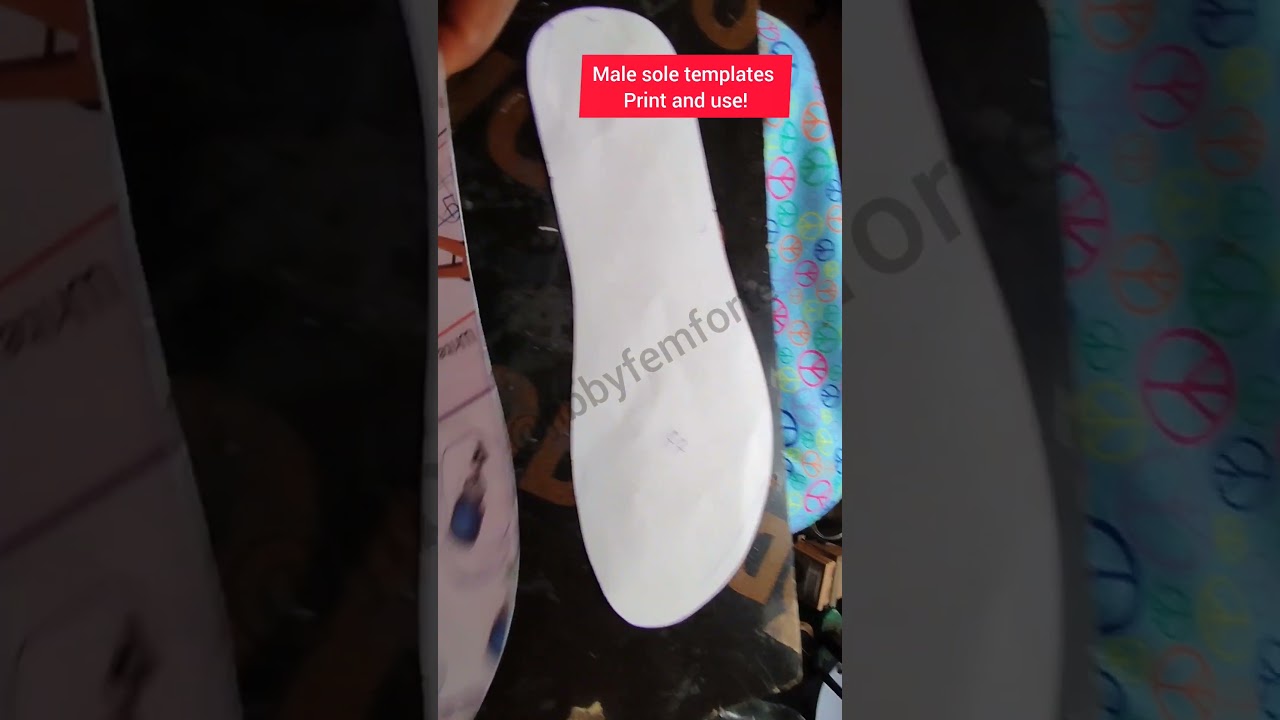 How to Access pdf Sole templates! Precision is key!