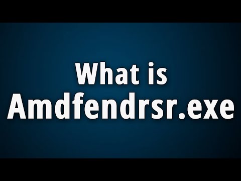 What is Amdfendrsr.exe? [AMD Crash Defender]