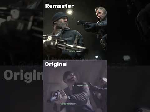 MW2 Soap And Price Comparison - Normal Vs Remaster #callofduty #modernwarfare2 #foryou #gaming