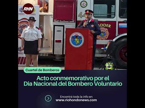 Acto recordatorio por el Dia Nacional del Bombero Voluntario