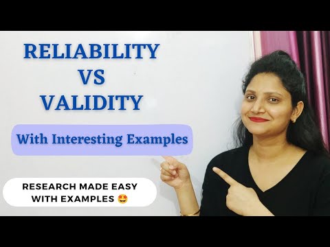 30. VALIDITY vs RELIABILITY | Reliability & Validity in Research | Interesting Examples #research