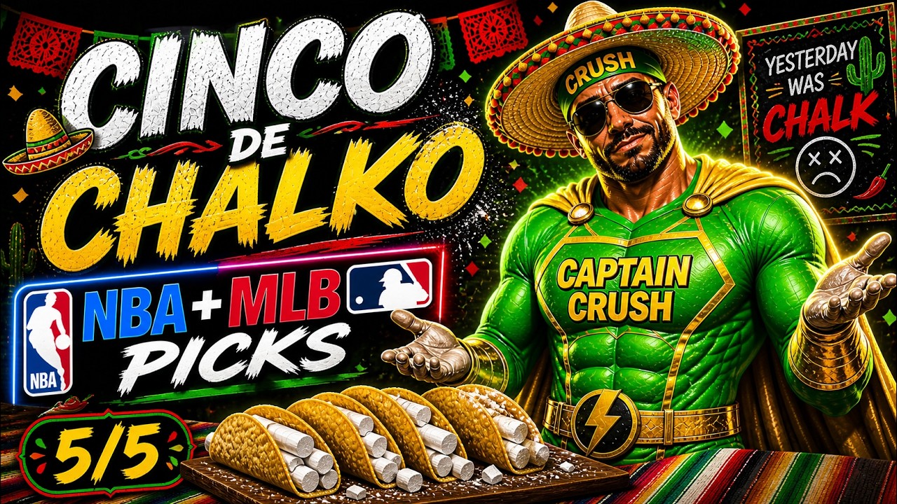 NBA and MLB PrizePicks Today | Best 4 Picks | Tuesday | 5/5/26 | Tacos?