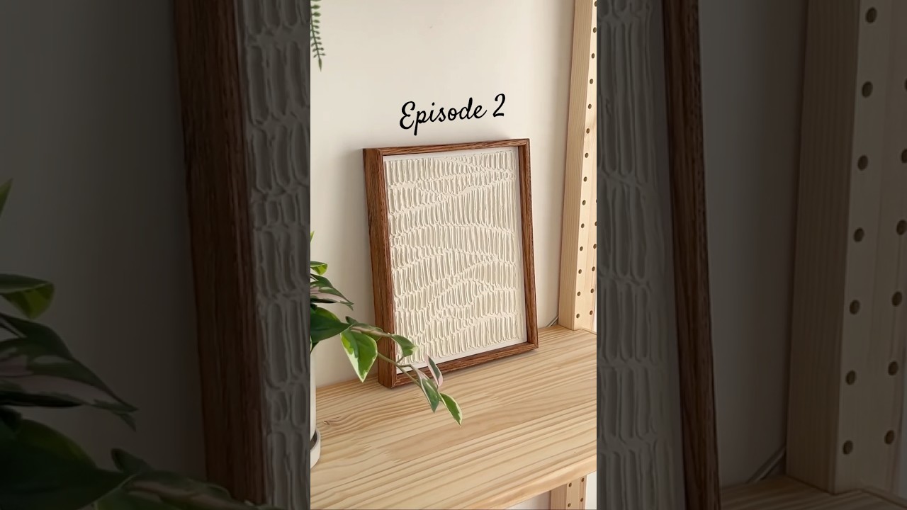 Day 2 of 30 - Plaster DIY Wall Art #plasterart #satisfyingart #abstractart @textures.by.jess