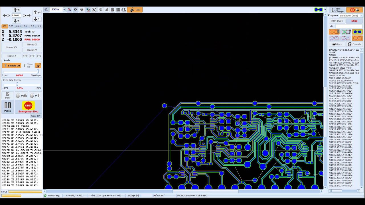CopperCAM evaluation.