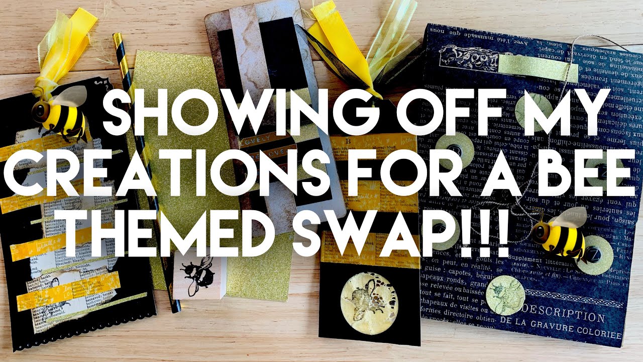 Here's The Complete Bee-Themed Creations For The July Bee Swap!!!!!