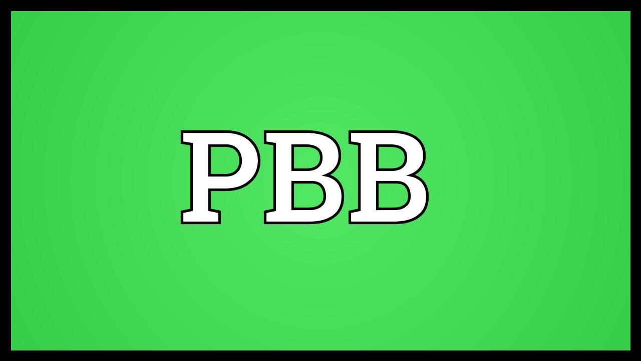 PBB Meaning