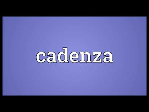 Cadenza Meaning