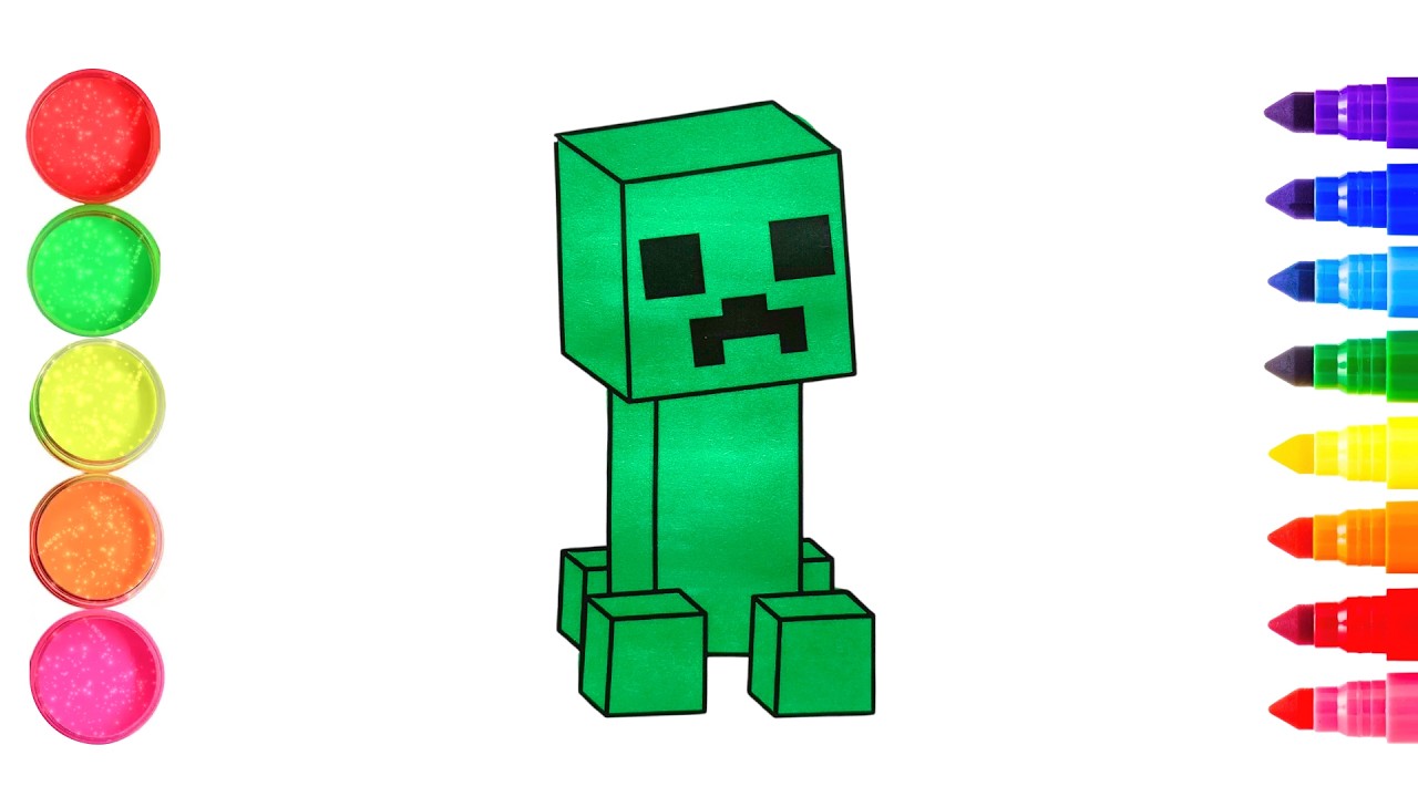 Coloring Minecraft Step by Step | Fun for Kids