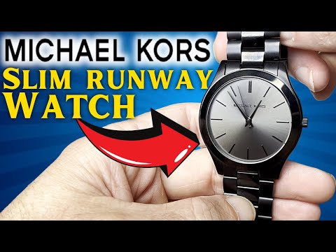 Michael Kors Oversized Slim Runway Men's Watch, Stainless Steel Watch for Men (REVIEW!)