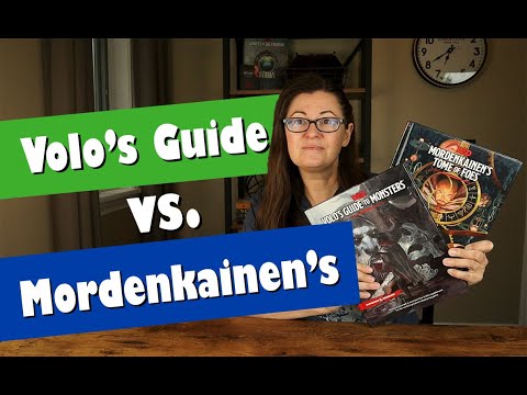 Volo's Guide to Monsters vs Mordenkainen's Tome of Foes - Dungeons and Dragons 5th Edition