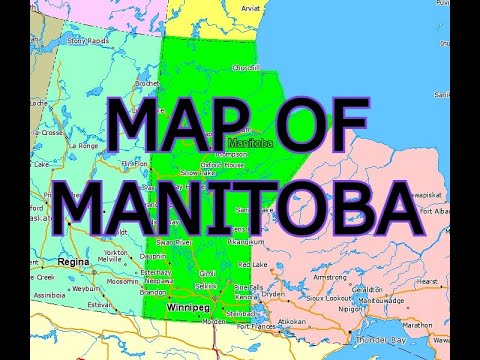 MAP OF MANITOBA