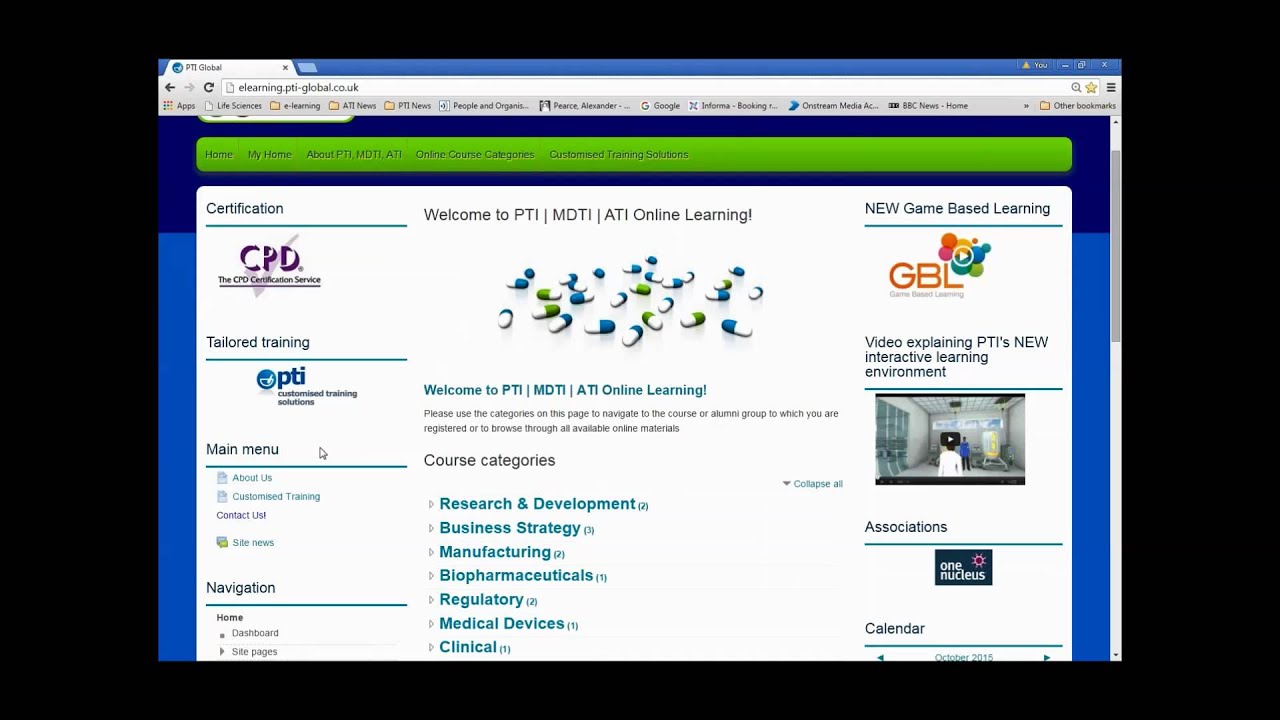 Online Learning User Guide - Logging on and finding your course