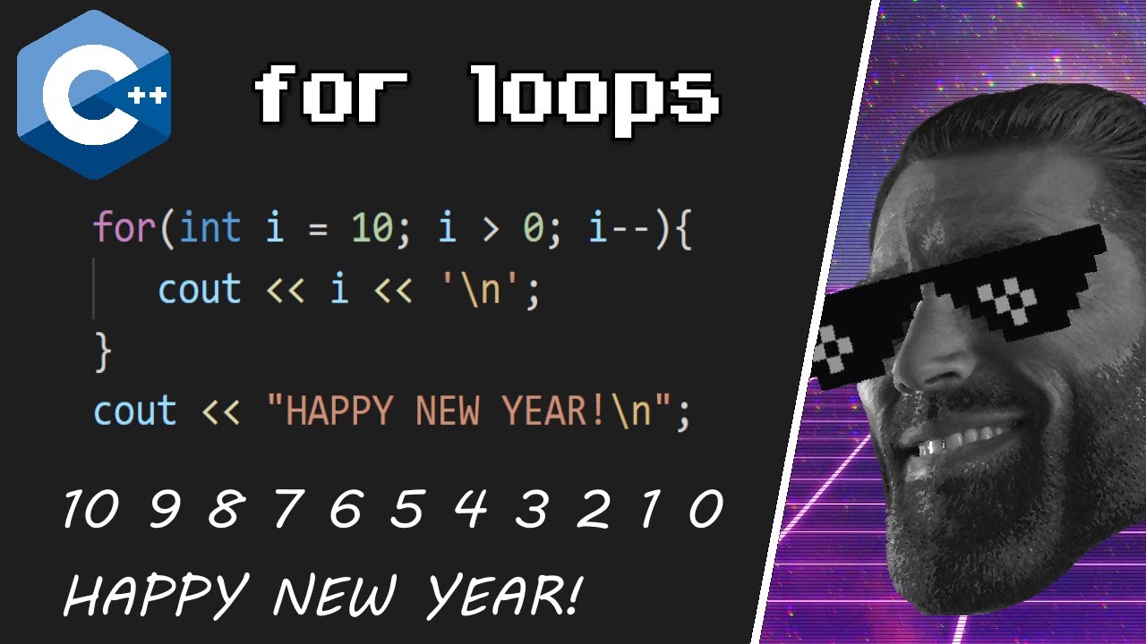 C++ for loops explained 🔂