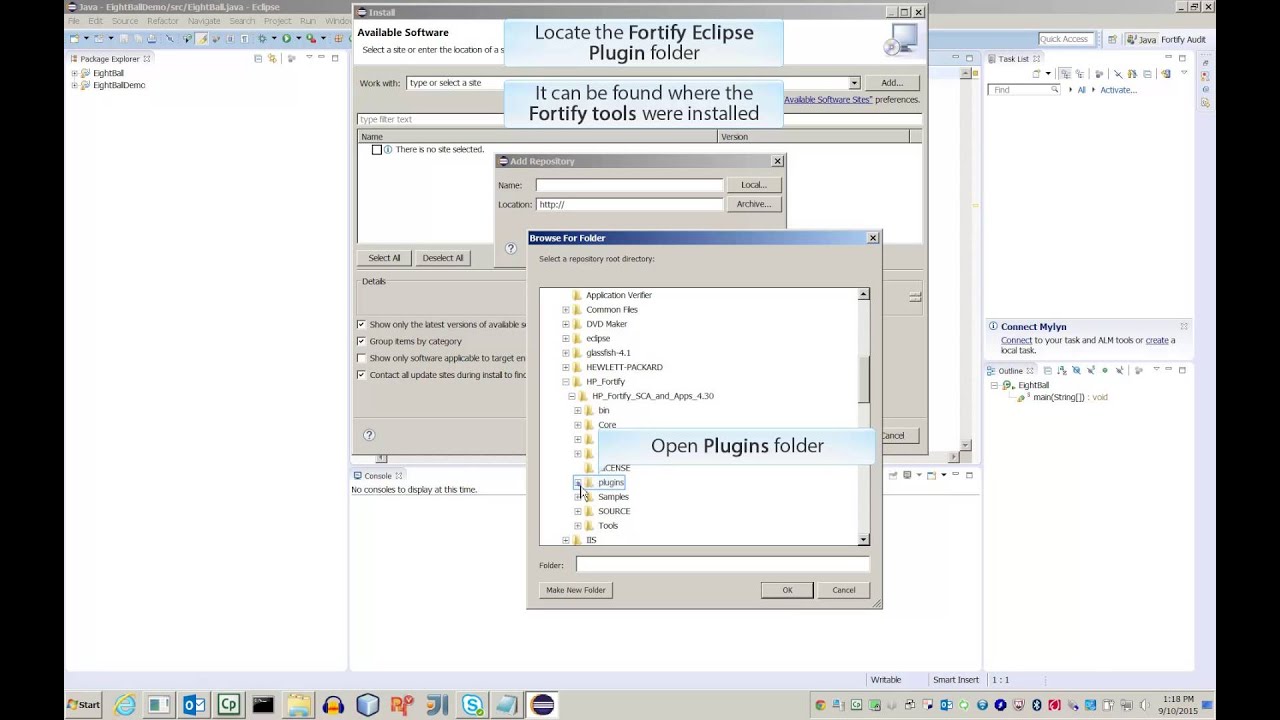 Installing SCA Eclipse Plugin