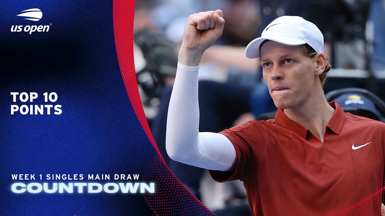 Top 10 Points of Week 1 | Singles Main Draw | 2025 US Open