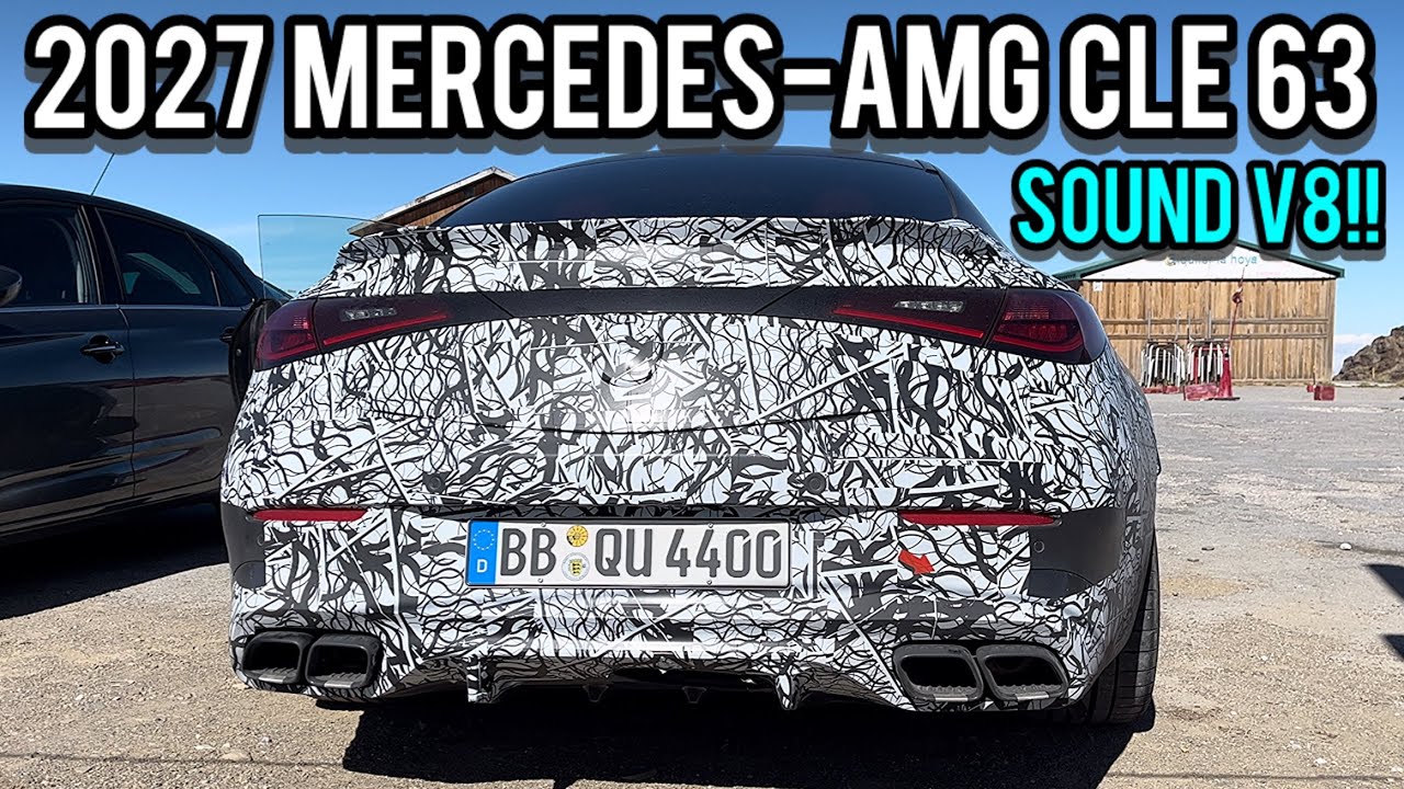 Upcoming Mercedes-AMG CLE 63 Spied Making Faint V8 Noises - autoevolution