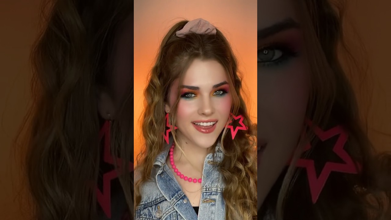 1980’s makeup! #makeup #creativemakeup #1980s #80s