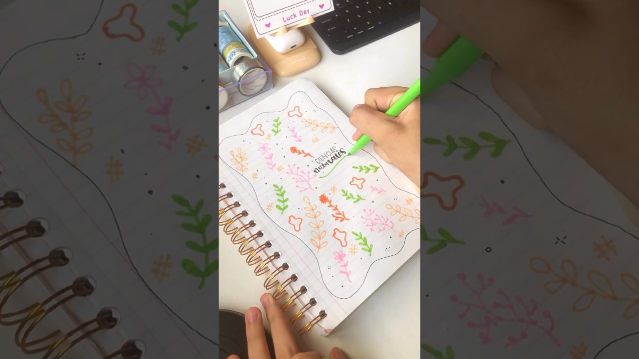 #portada bonita 🌷☁️ #art #aesthetic #notes #tutorial #viral #portadas #school