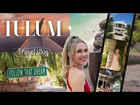 TULUM MEXICO 6-day travel vlog | Dreams all-inclusive resort, food, lagoon, beach, city, wedding bts