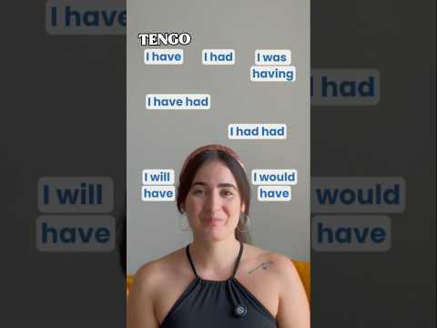 How to conjugate Spanish verbs! This is one of the most important verbs in Spanish! #learnspanish