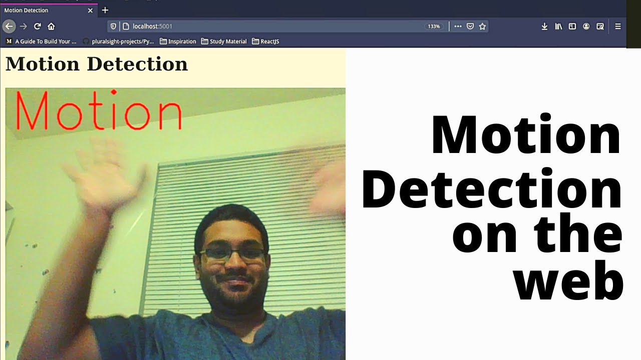 Motion Detection on Web - Python Web Server Project