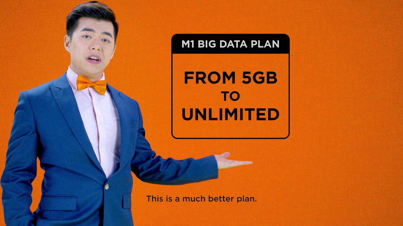 M1 Big Data Plans - From 5GB To Unlimited