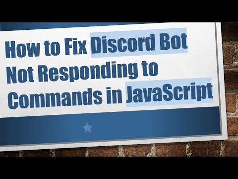How to Fix Discord Bot Not Responding to Commands in JavaScript