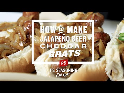 Homemade Jalapeno Beer Cheddar Brats | Wisconsin-Style Bratwurst Tutorial